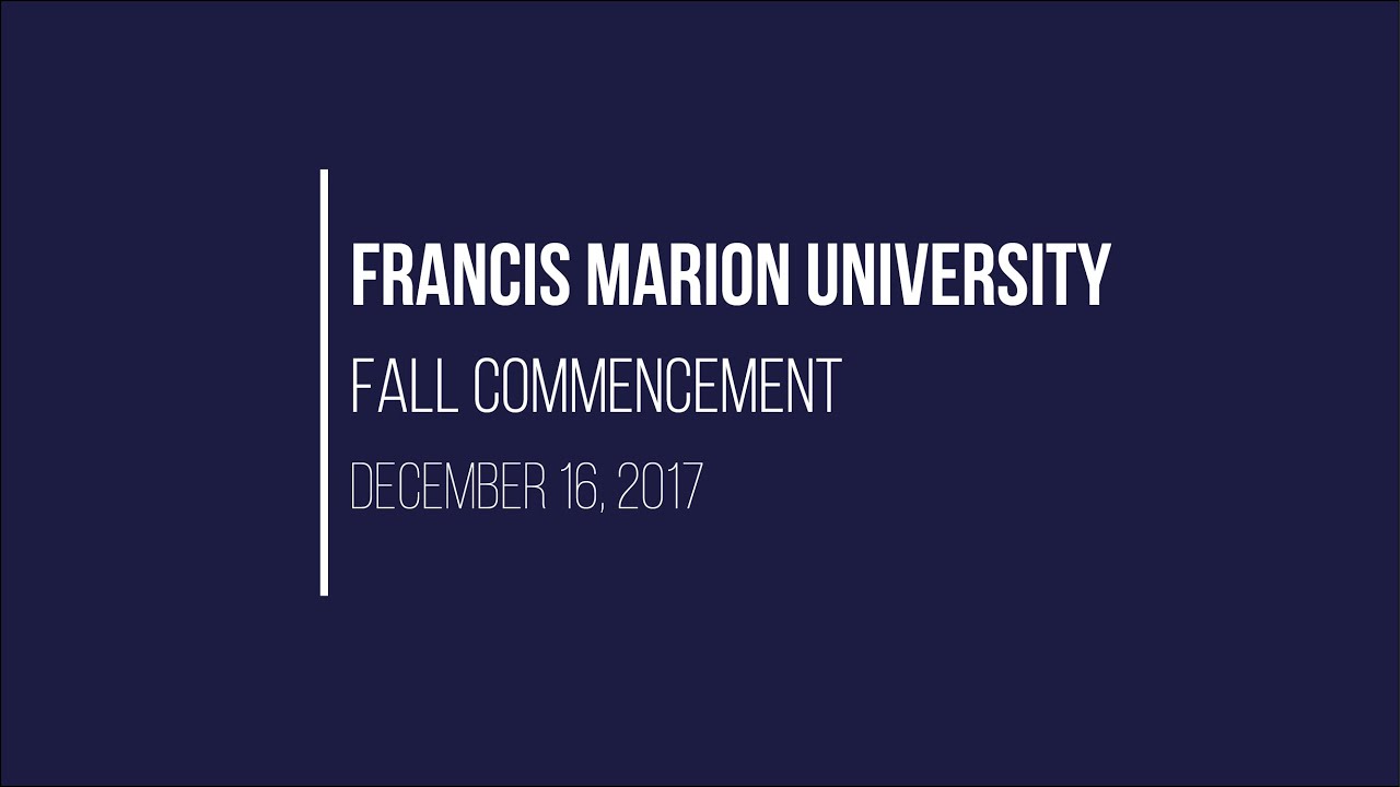 Fall 2017 Commencement