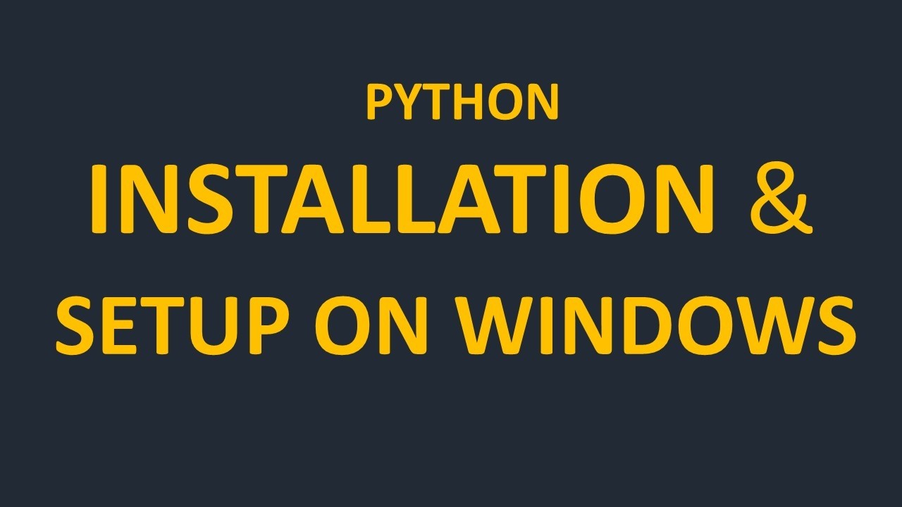 Install Python on Windows | Setup Environment Variable & Verify Python