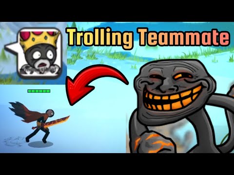 Trolling My Teammate With Using Secret General Wrathnar In Coop! Stick War 3: Saga