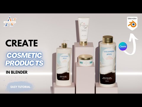 COSMETIC PRODUCT DESIGN IN BLENDER | FULL TUTORIAL ( 2 out of 2)