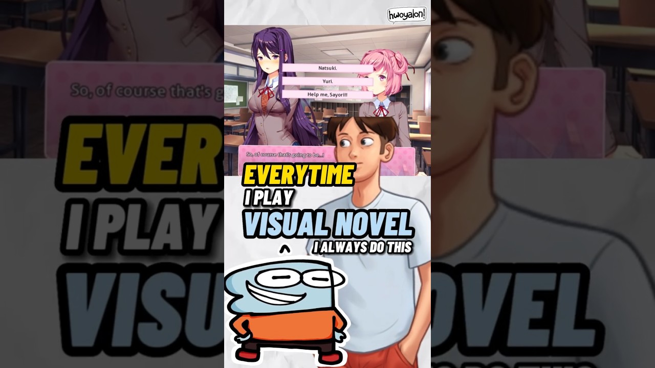 STOP playing visual novels like this #visualnovel