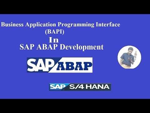 Business Application Programming Interface(BAPI) in SAP ABAP Development