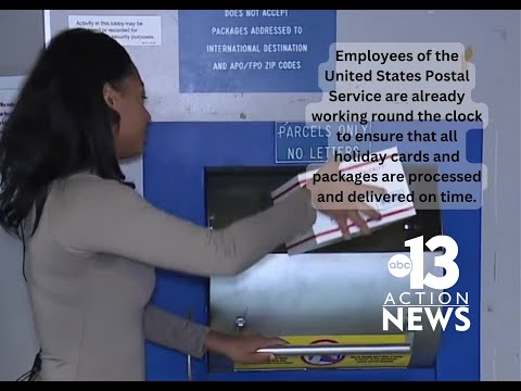 United States Postal Service prepares for holiday shipping