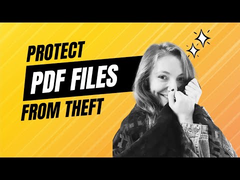 Preventing PDF file theft and reselling