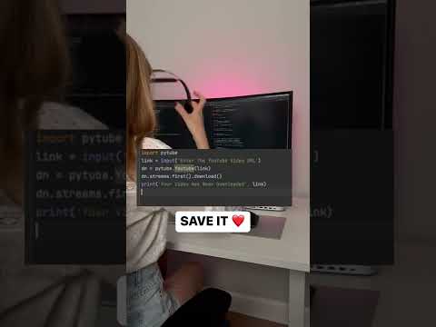 How to download Youtube videos with Python #shorts