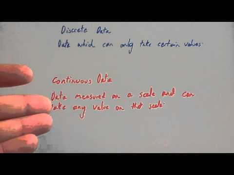 Discrete and Continuous Data - Corbettmaths