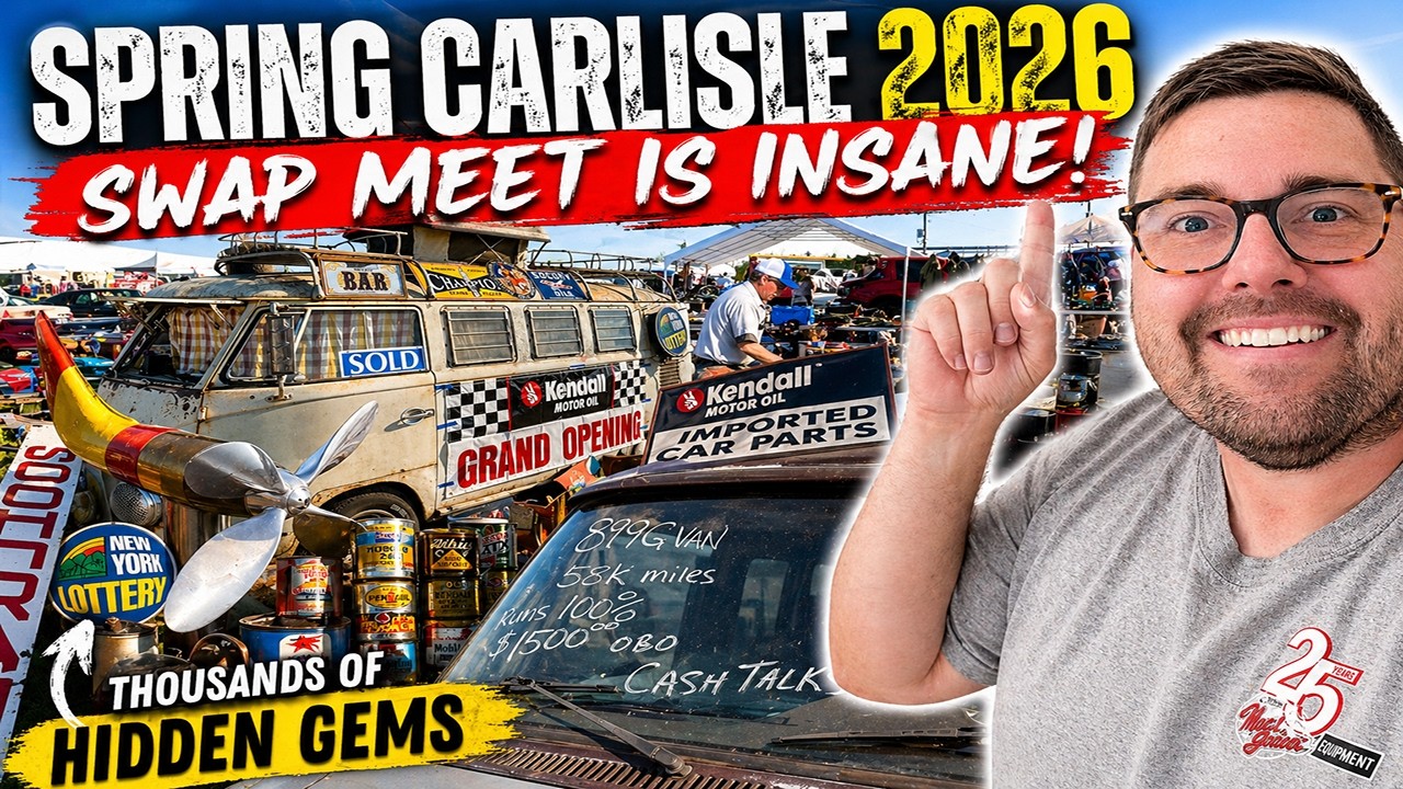 This is REAL Car Culture – Spring Carlisle Swap Meet 2026