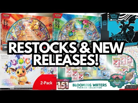 Summer 2025 Restocks! & New Release Schedule for Pokemon TCG!