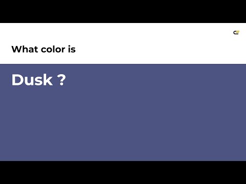 Dusk color #4e5481 hex color - Blue color - Warm color 4e5481