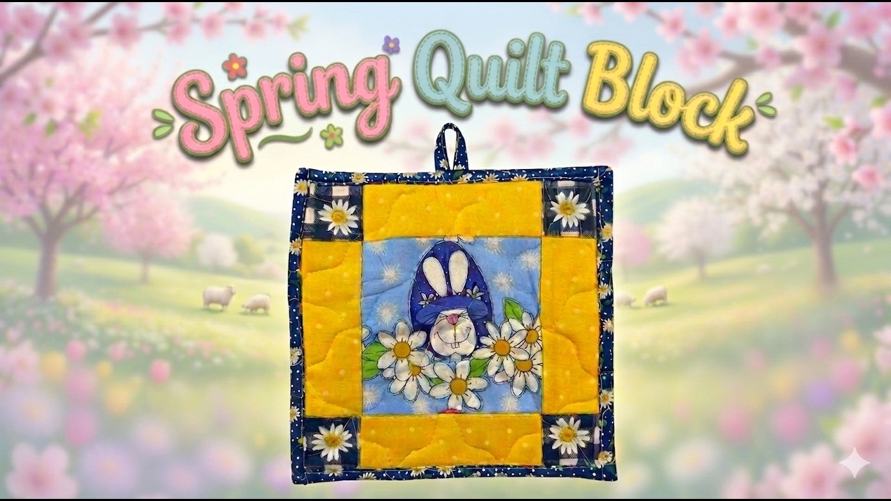 Easy Quilt Block for Spring or Easter | Beginner Friendly Tutorial