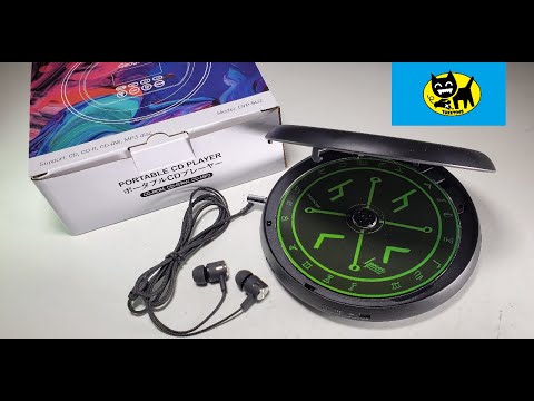 Geoyeao CD Disc Player Rechargeable Bluetooth Portable for car **BEST CD PLAYER FOR UNDER $50