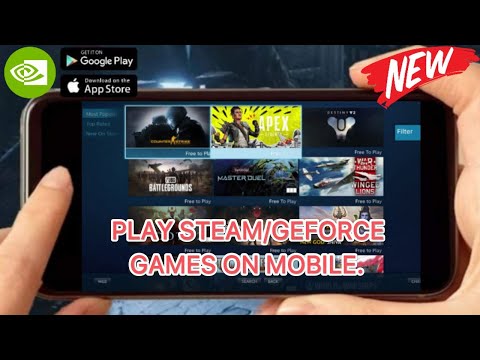 NVIDIA GEFORCE NOW (APP/BETA) 2022 How to Download|Games on Nvidia/Steam can Play on Mobile.