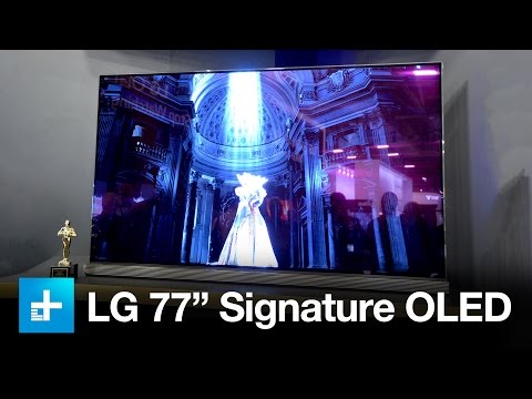 LG 77 inch Signature 4K OLED TV at CEDIA