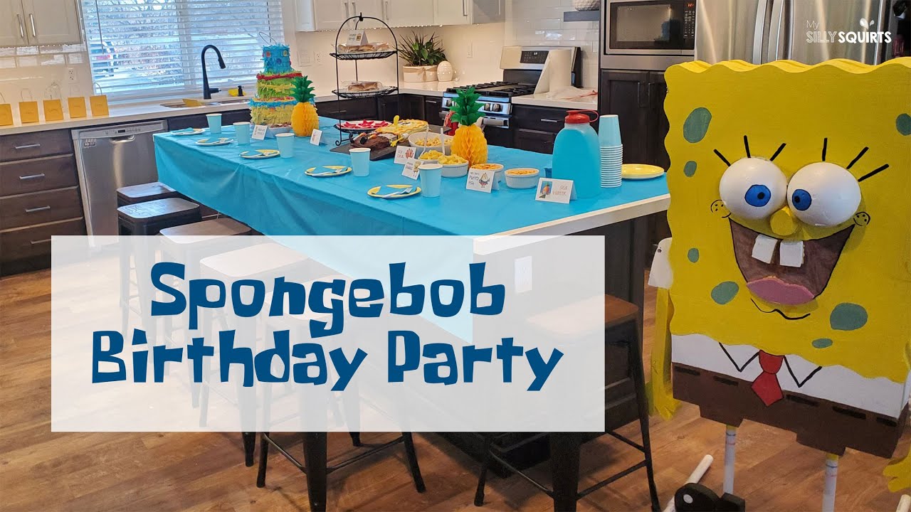 Super easy Spongebob Birthday Party ideas