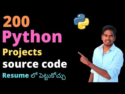 Python 200 projects with source code