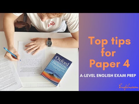 Paper 4 success tips - CAIE/AICE A Level English Language 9093