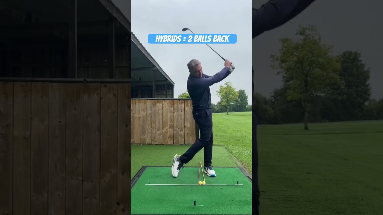 Have you got the correct Ball Position in your stance #golftips #golfswingtips #golfers #golfdrills