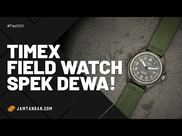 Timex Expedition TW2V95300 Men Automatic Titanium Black Dial Green ...