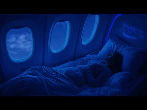 Airplane Cabin Flight Sounds 4K - recorded with GoPro | Nature Sounds For Sleeping