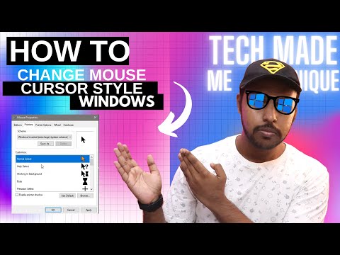 how to change mouse cursor style windows 10 | how to change mouse cursor