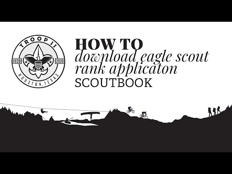 How to Download Eagle Scout Rank Application from Scoutbook