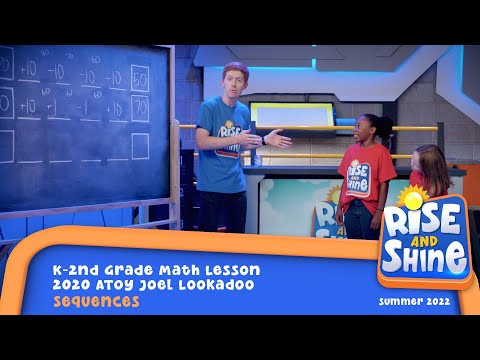 "Rise and Shine" K-2nd Grade Math Lesson with 2020 ATOY Joel Lookadoo - Sequences