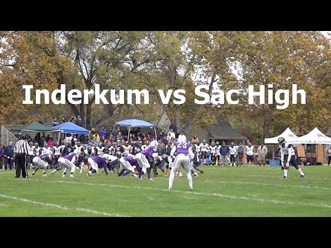 Inderkum Tigers vs Sacramento High Dragons V FB 2016