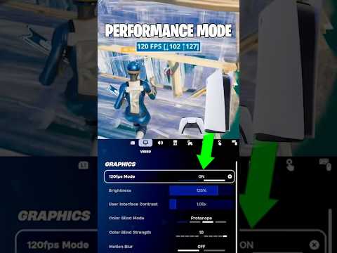 How To Use *PERFORMANCE MODE* on PS5 for 120FPS 🎮 ⚙️