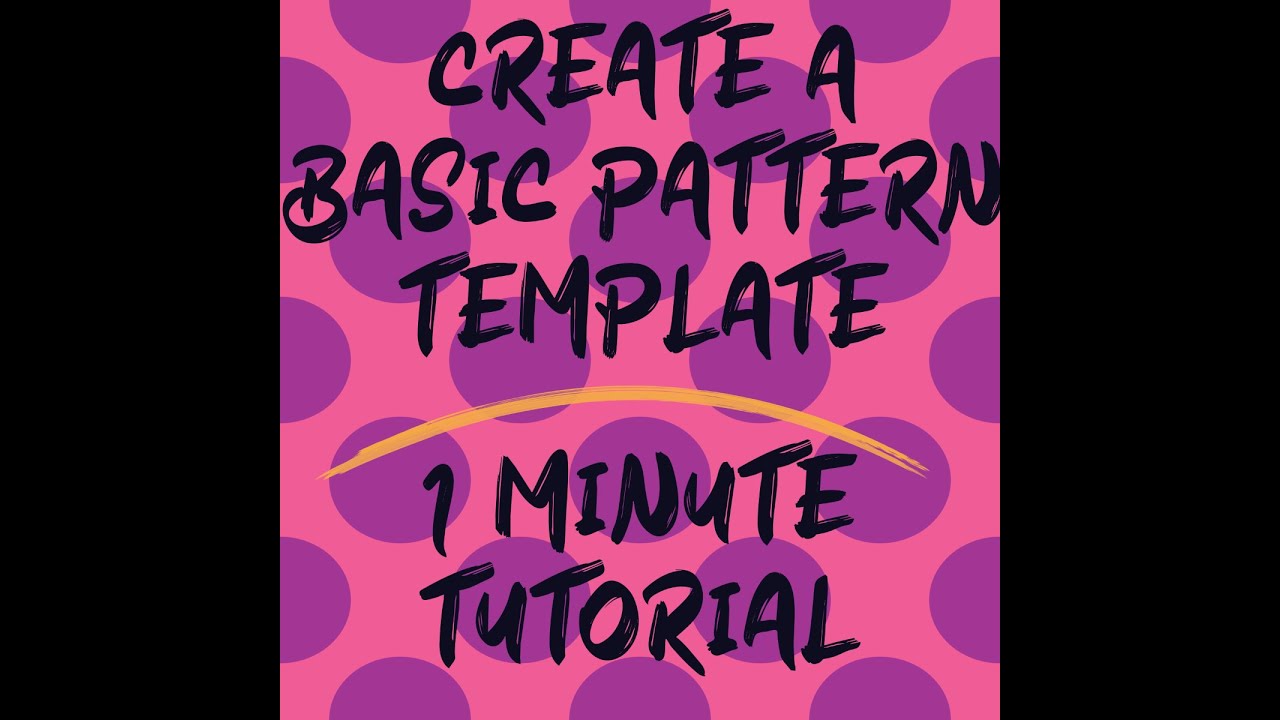 Basic Repeat Pattern Template | Affinity Designer | 1 Minute Speed Tutorial | Dovey Marie Designs
