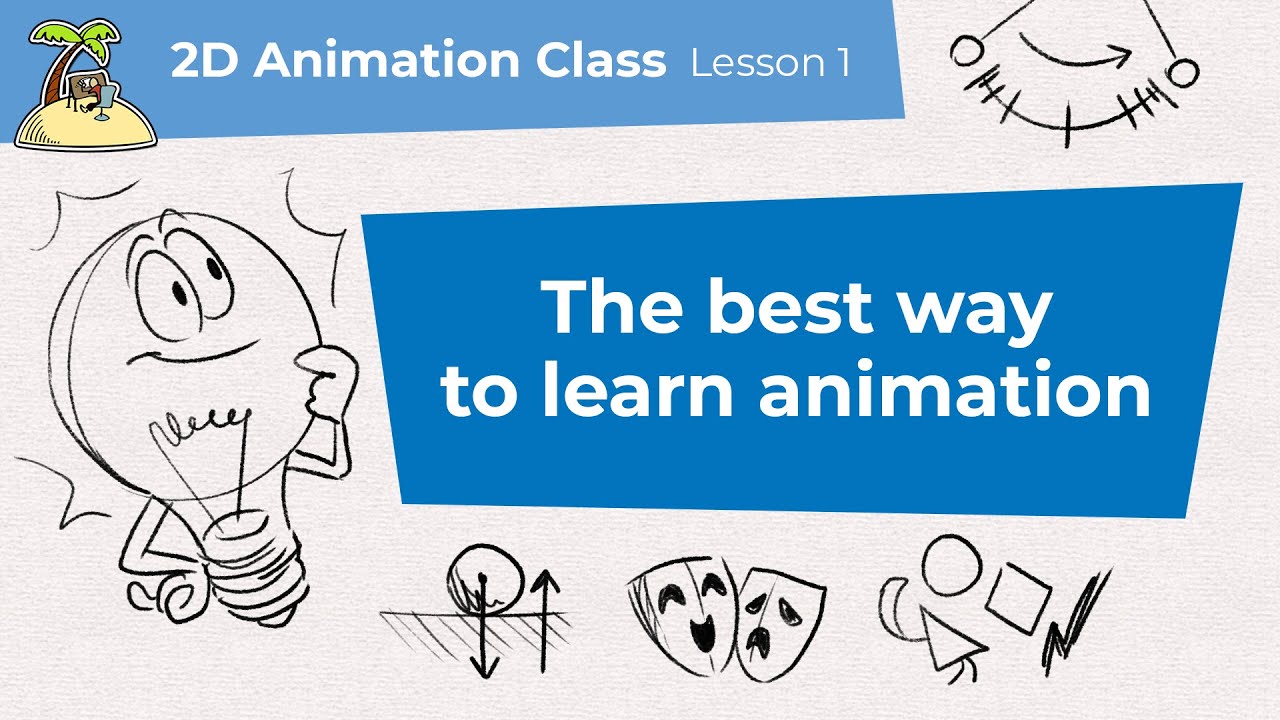 The best way to learn animation - How to animate 2D animation course [#001]