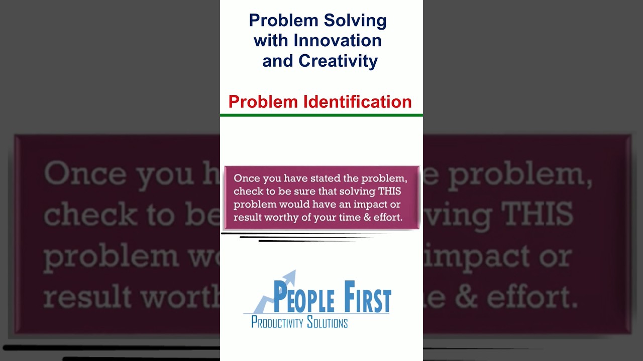 Problem Solving with Innovation and Creativity