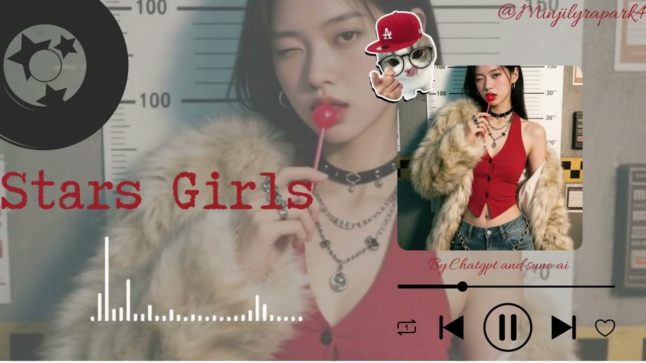 Stars Girls #kpop #song #minji #ai #kpop Minji#video