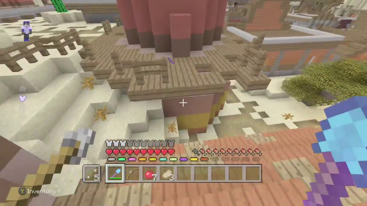 Minecraft console - battle mini game frontier map