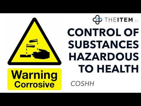 T2C118: Control of Substances Hazardous to Health COSHH Training