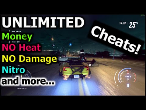 Need for Speed Heat - Cheats | Unlimited Health, NITRO, Money and more...