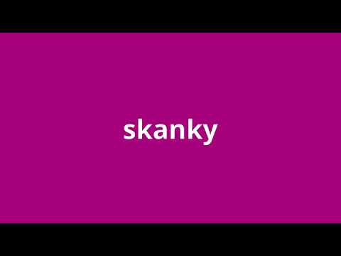 what is the meaning of skanky