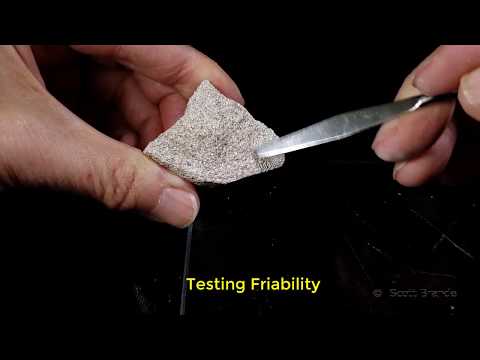 Identification Sedimentary Rock A02 - Friability