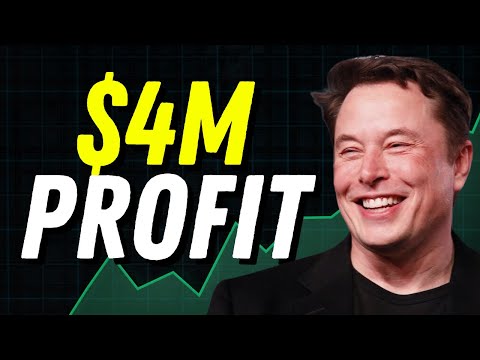 $4M Profit in 24 Hours on Tesla Stock 🤯