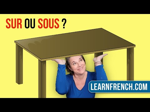 SUR or SOUS!? 25 Common French Prepositions