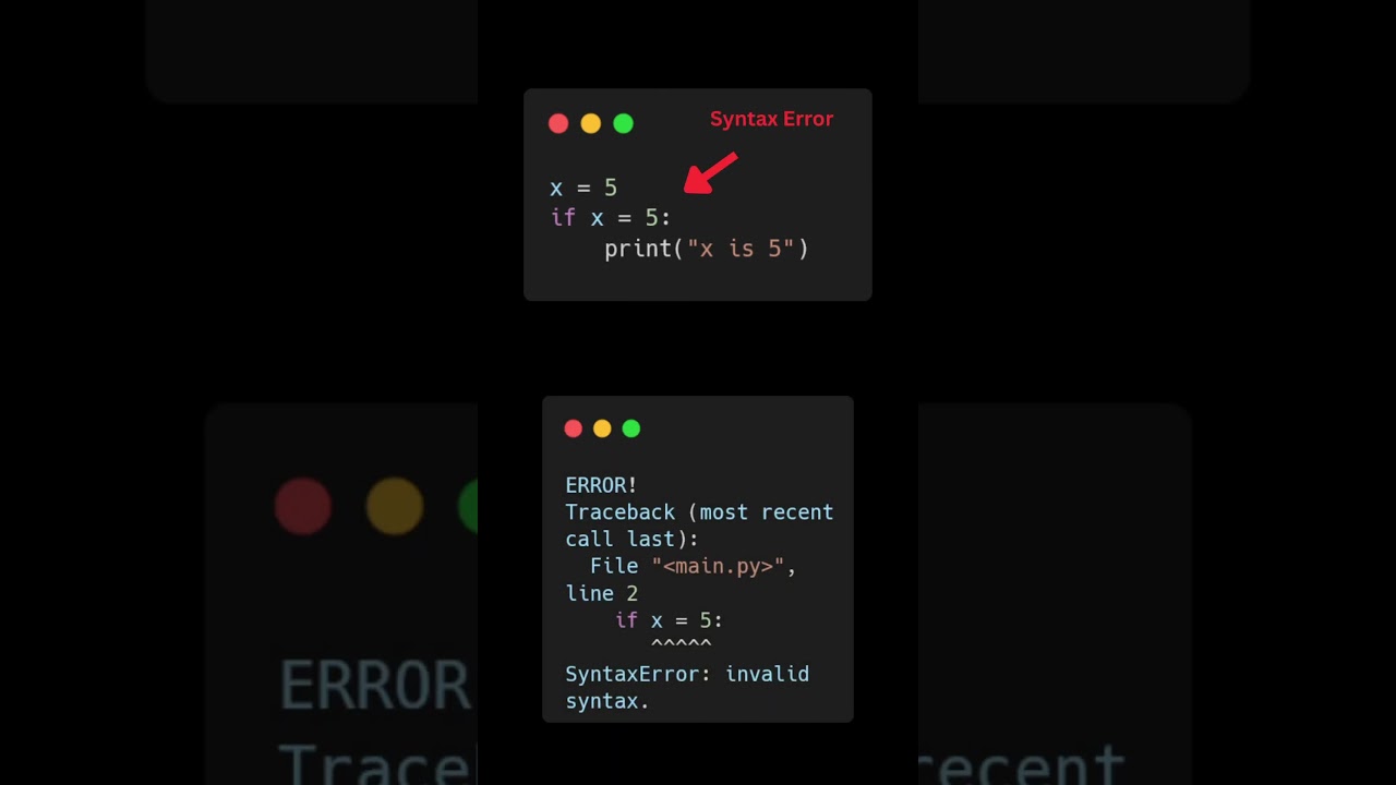 Can you find the error in the code? 🤔 #shorts #python #code #error