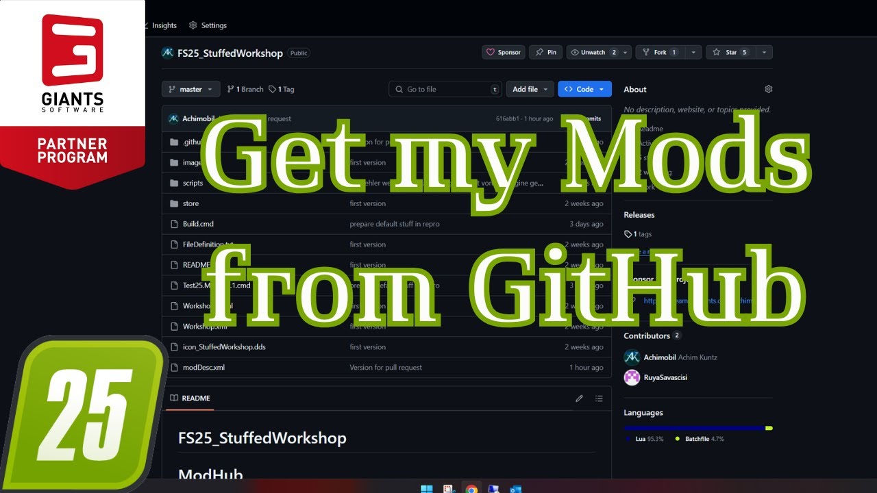 How to get my newest Mod Versions from GitHub