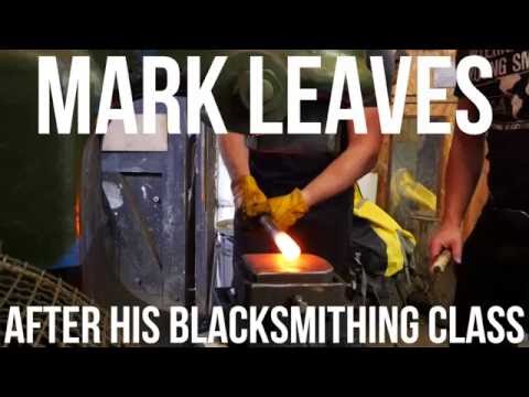 Mark's Last Day of Blacksmithing Class