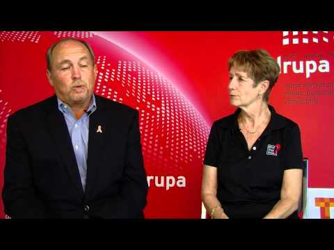El CEO de las compañias GLS Gary Garner a la Expectativa por Drupa