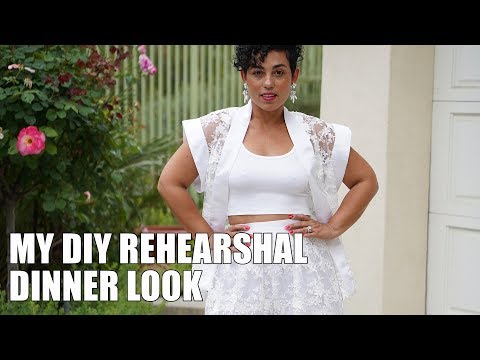 MY DIY REHEARSAL DINNER LOOK THAT I NEVER WORE