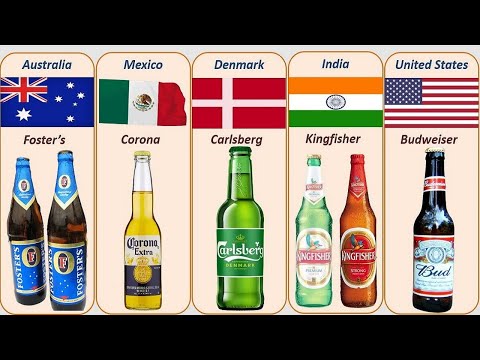 International Beers with Country Origin | Famous Beer Brands of Countries | Mexico|USA|Australia|