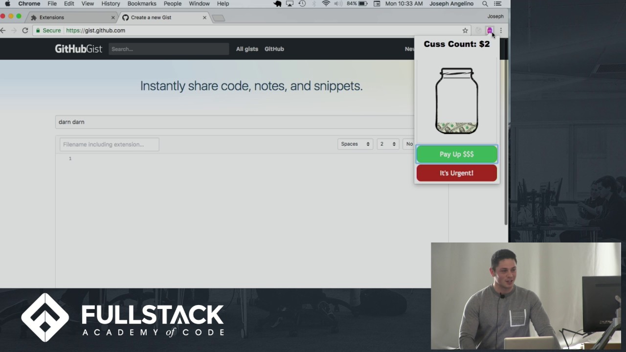 Stackathon Presentation: SwearJar