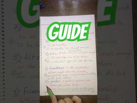 improve your vocab | 4000 common words in english #guide #guidance