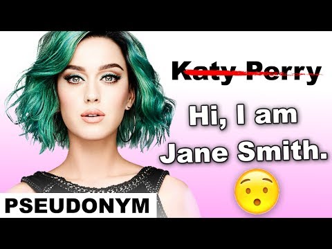 Learn English Words - PSEUDONYM - Meaning, Vocabulary Lesson with Pictures and Examples