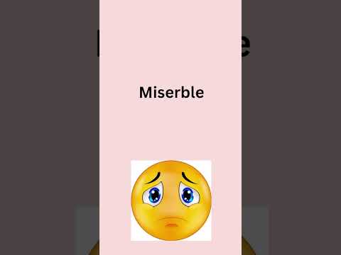 Meaning of miserable in english in 10 second #english #shorts