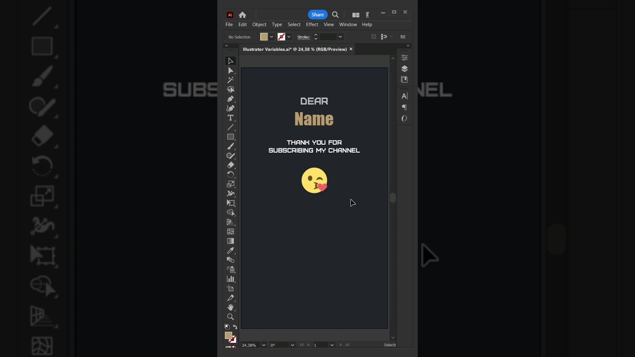 What are the Variables in Adobe Illustrator?
